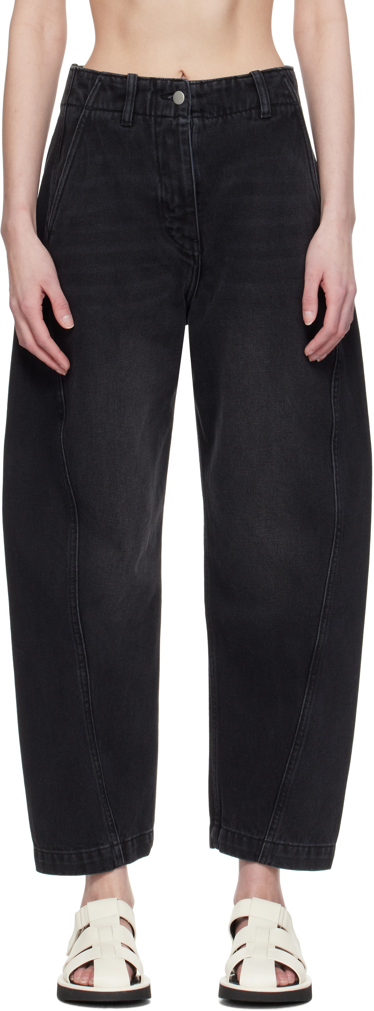 Studio Nicholson Black Akerman Jeans Studio Nicholson