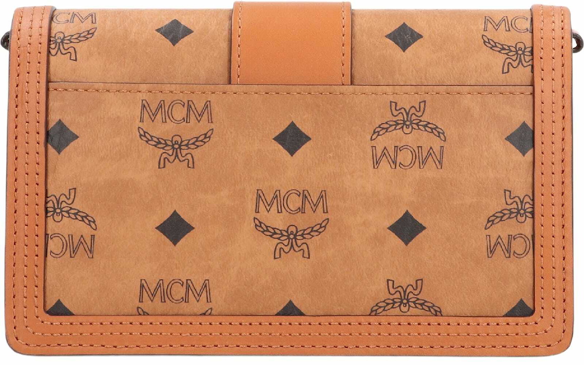 MCM Faux Leather Wallet On Chain MCM