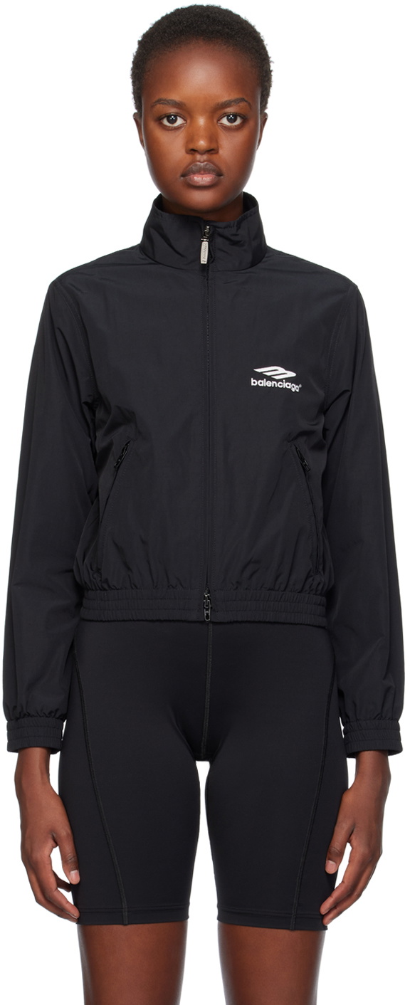 Balenciaga Black 3B Sports Icon Jacket Balenciaga