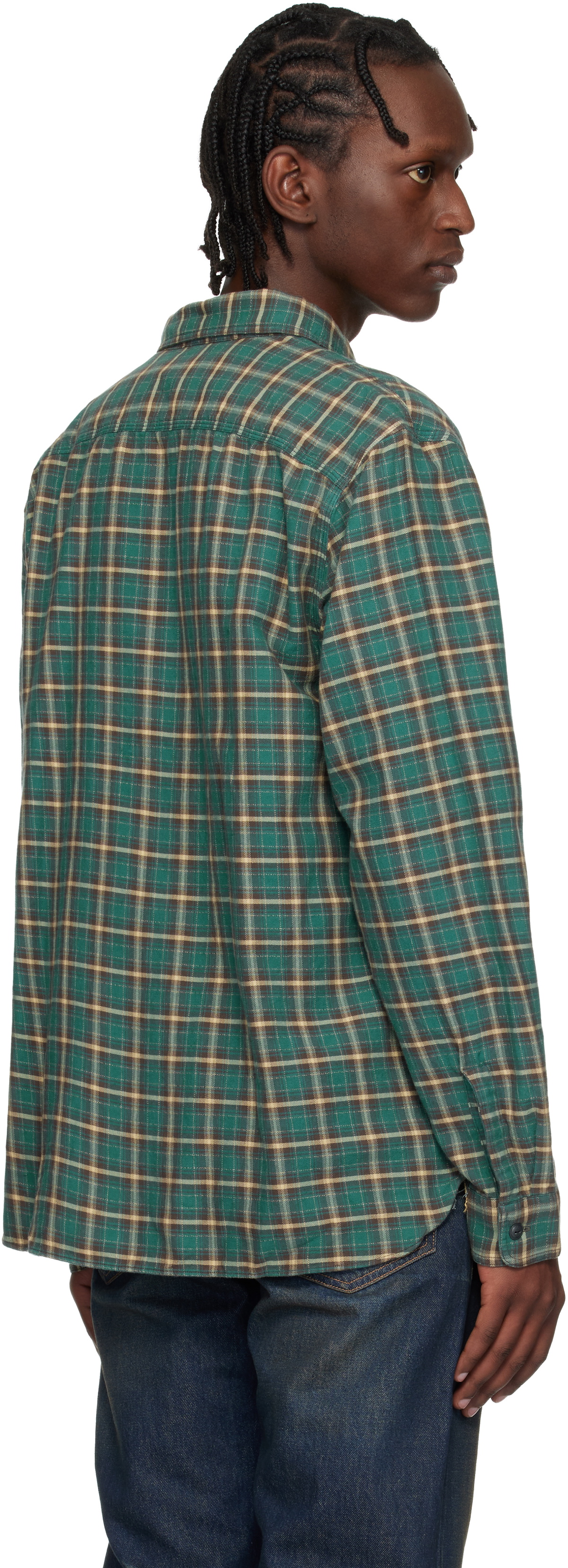 RRL Blue Flannel Shirt RRL