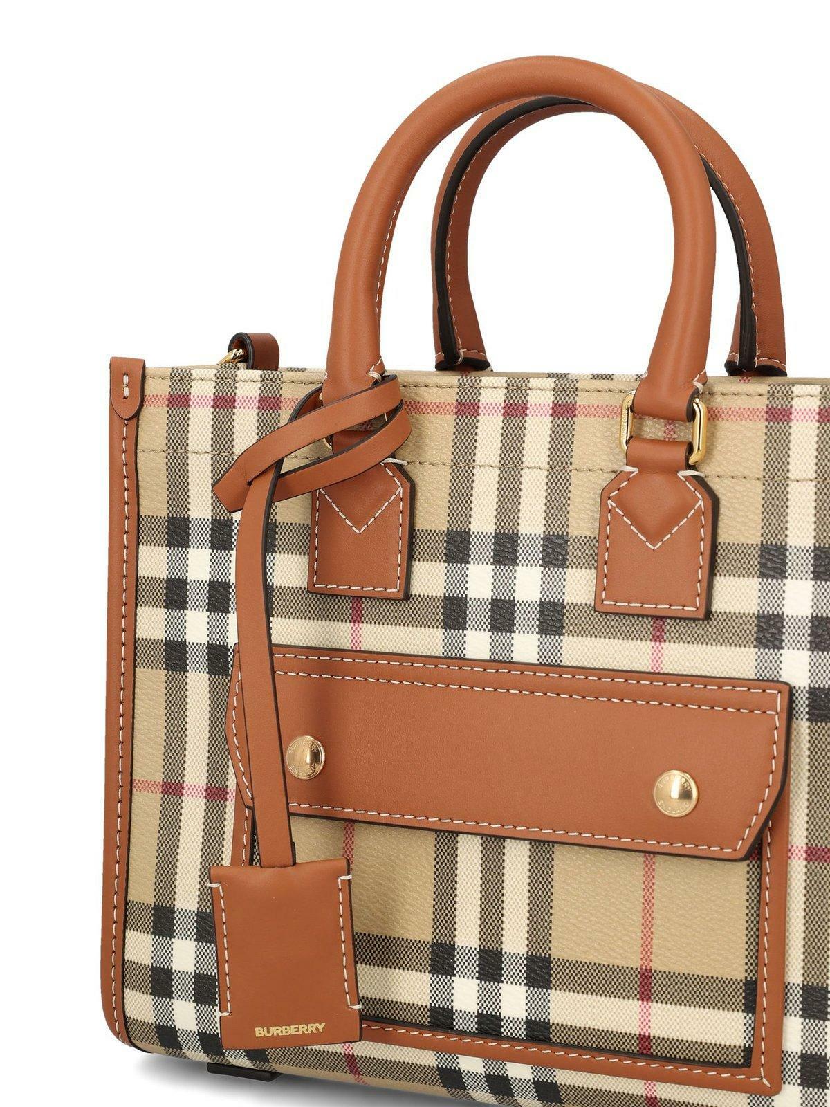 Burberry Mini Freya Tote Bag Burberry