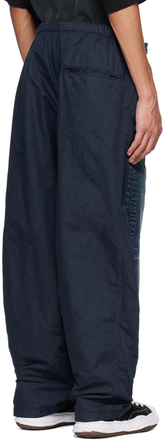 Miharayasuhiro Navy Embedded Jeans Miharayasuhiro