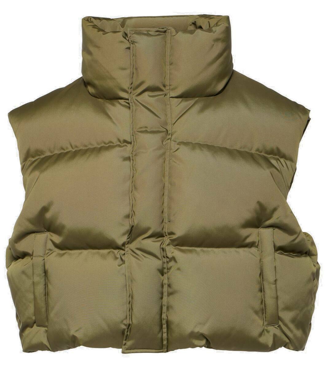 Wardrobe.NYC Cropped down vest WARDROBE.NYC