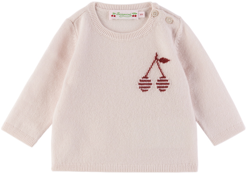 Bonpoint Baby Pink Celly Sweater Bonpoint
