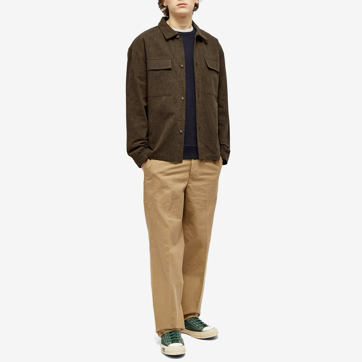 Visvim Men's Field Chino Pants in Beige Visvim