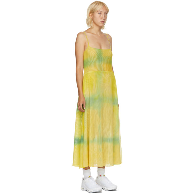 Collina Strada SSENSE Exclusive Green Hand-Dyed Market Dress Collina Strada