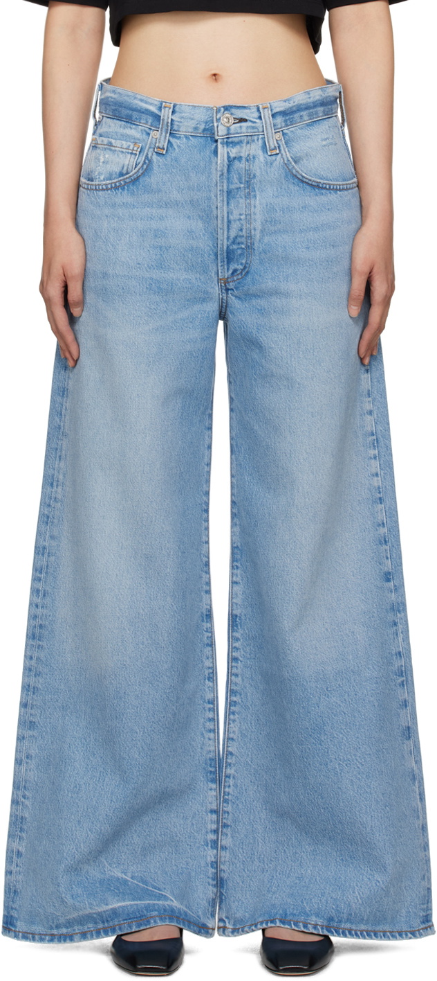 Citizens of Humanity Blue Beverly Jeans Citizens of Humanity