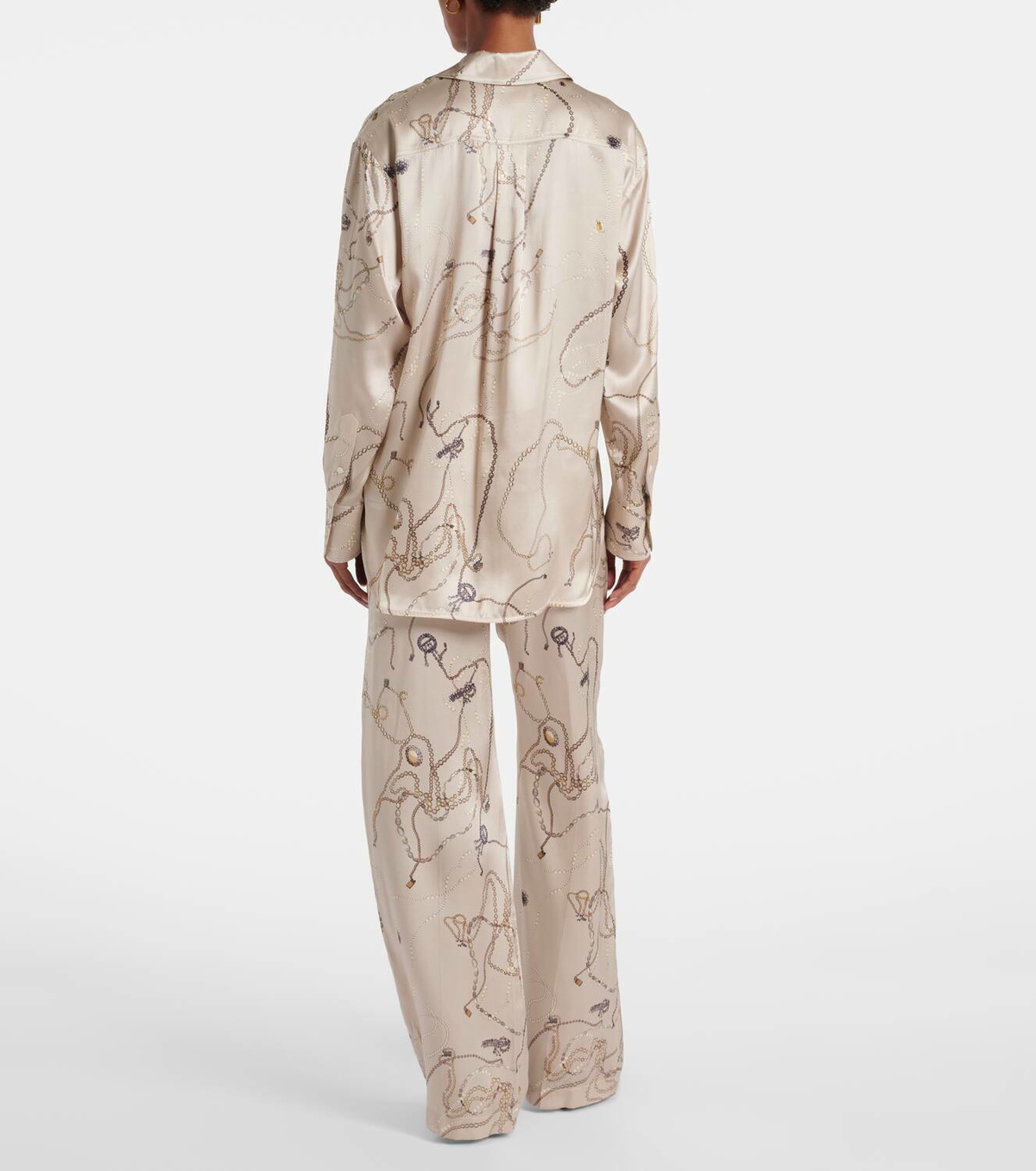 Victoria Beckham Printed silk shirt Victoria Beckham