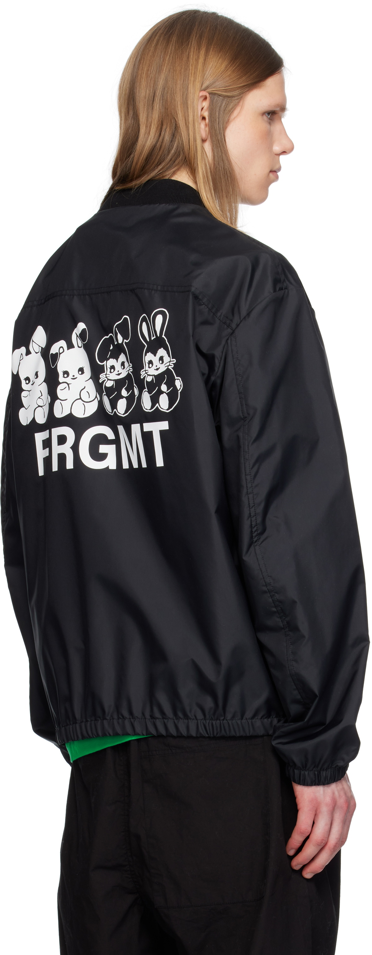 Moncler Genius 7 Moncler FRGMT Hiroshi Fujiwara Black Ostria Bomber ...