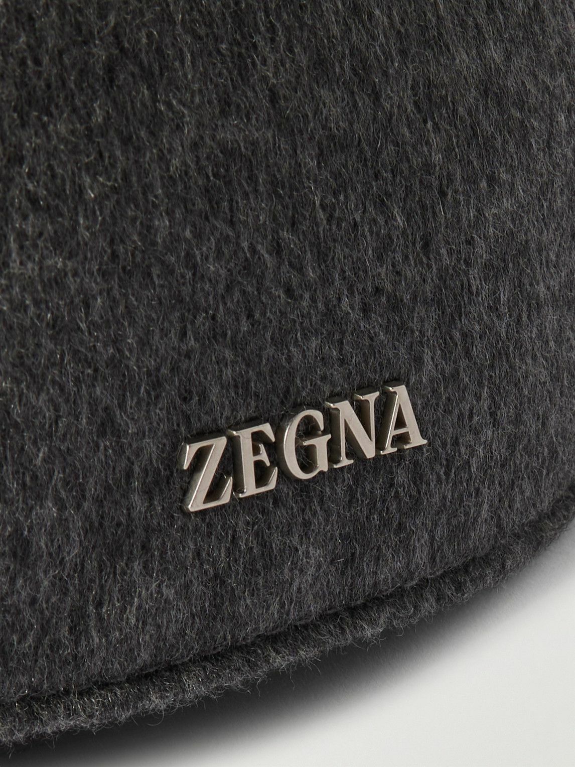Zegna - Logo-Appliquéd Oasi Cashmere Baseball Cap - Gray Zegna