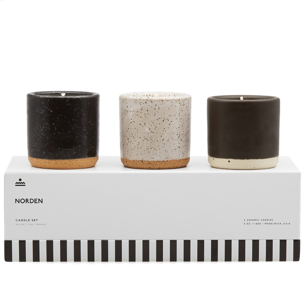Norden Goods Ceramic Candle Set