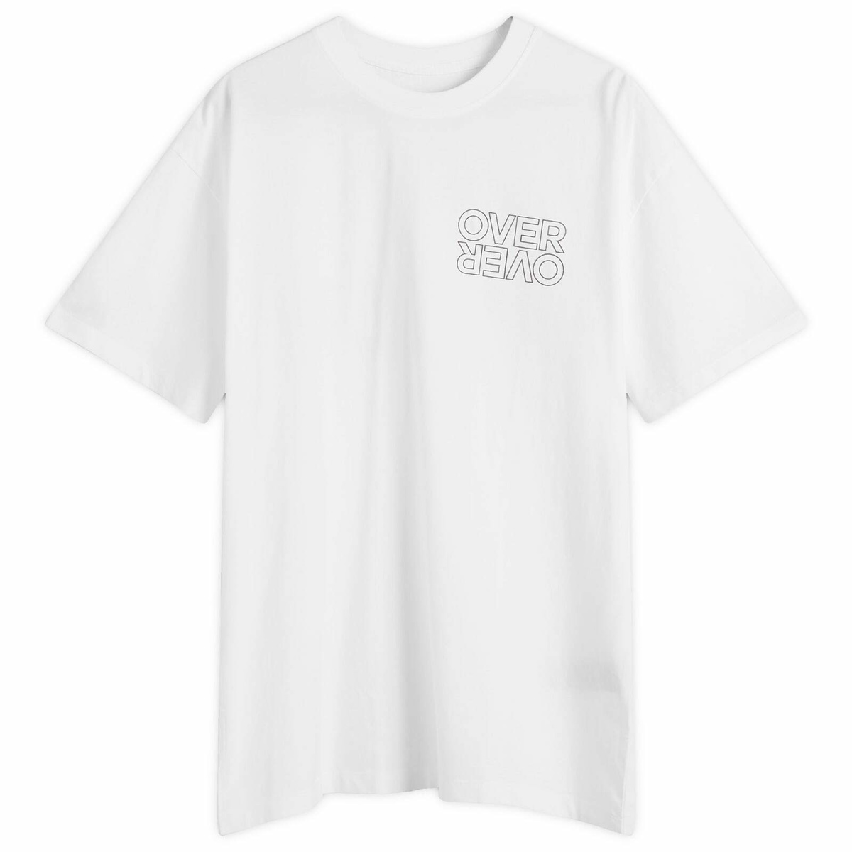 Over Over Men's Sexy Pace Easy T-Shirt in White OVER OVER