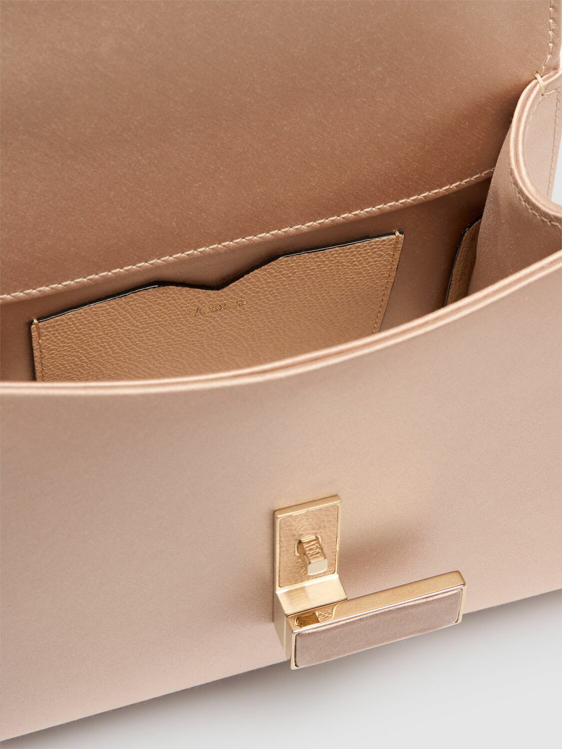 VALEXTRA Micro Iside Satin Top Handle Bag Valextra