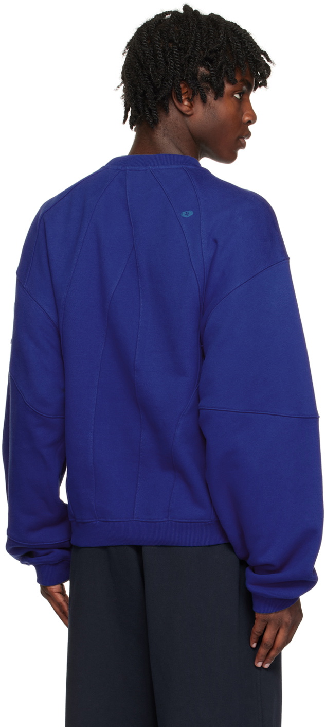 ADER error Blue Paneled Sweatshirt ADER error