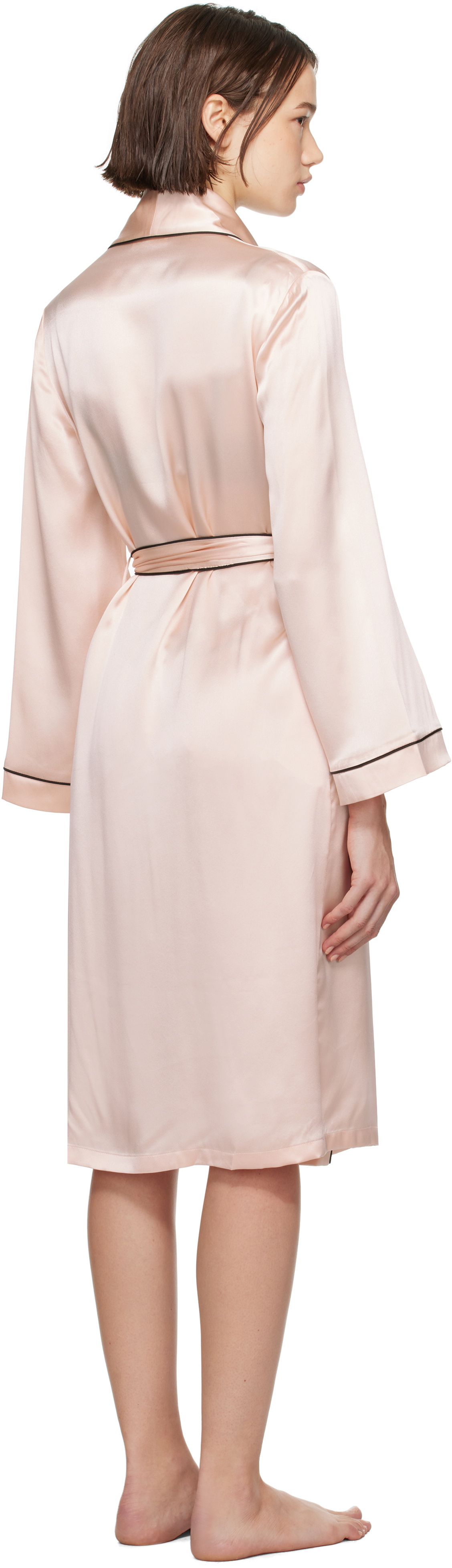 Agent Provocateur Pink & Black Classic PJ Robe Agent Provocateur