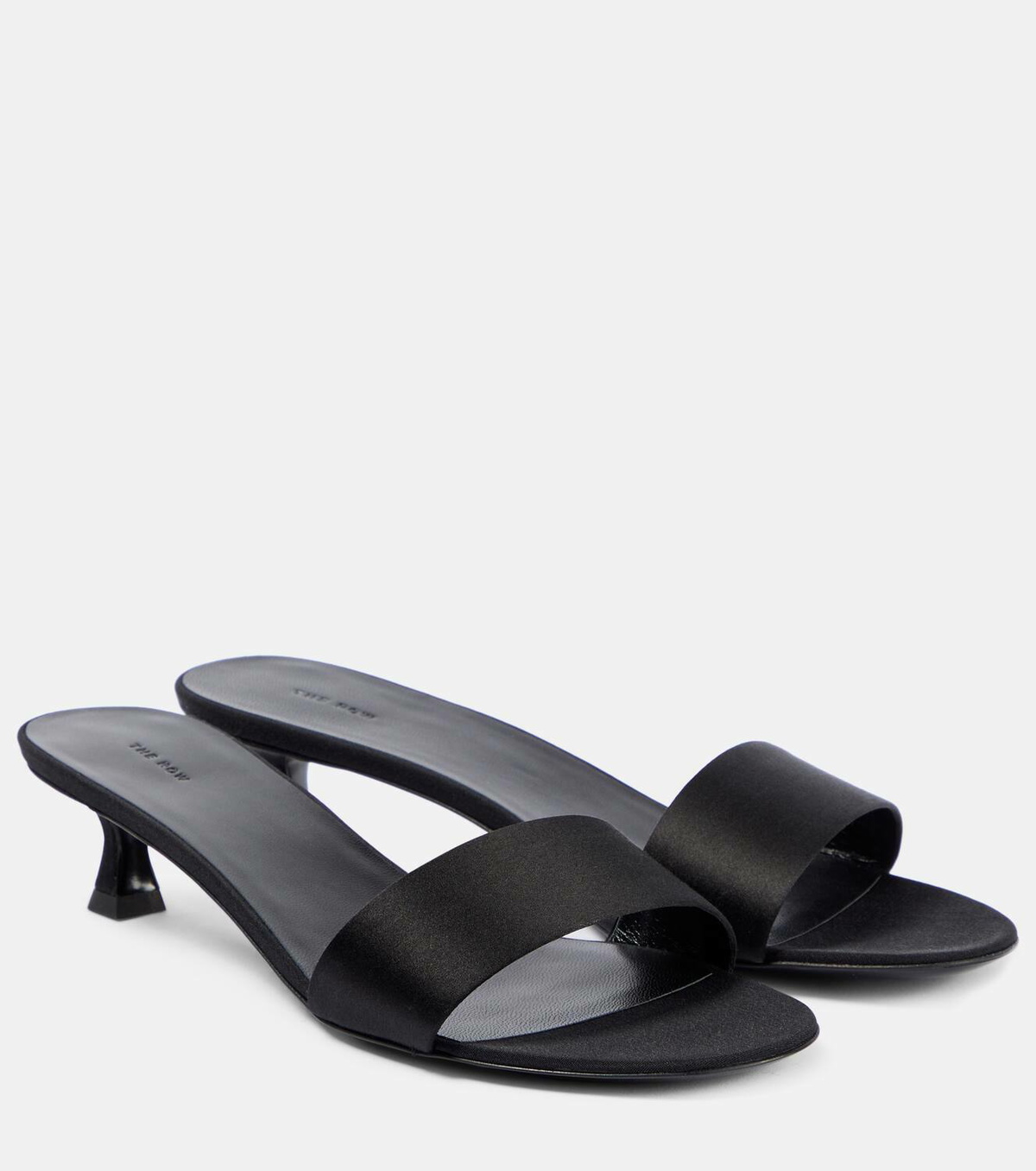 The Row Combo satin mules The Row