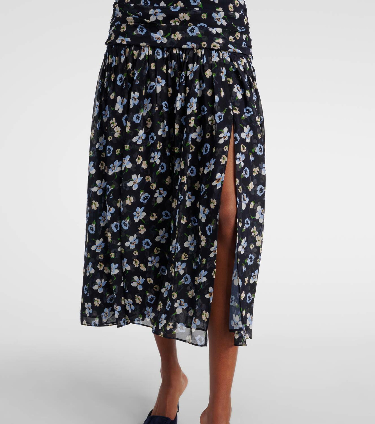 Veronica Beard Brock halterneck silk midi dress Veronica Beard
