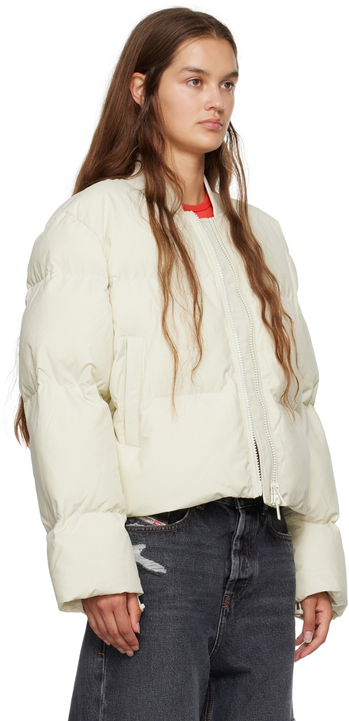 Diesel Green W-Oluch Puffer Jacket Diesel