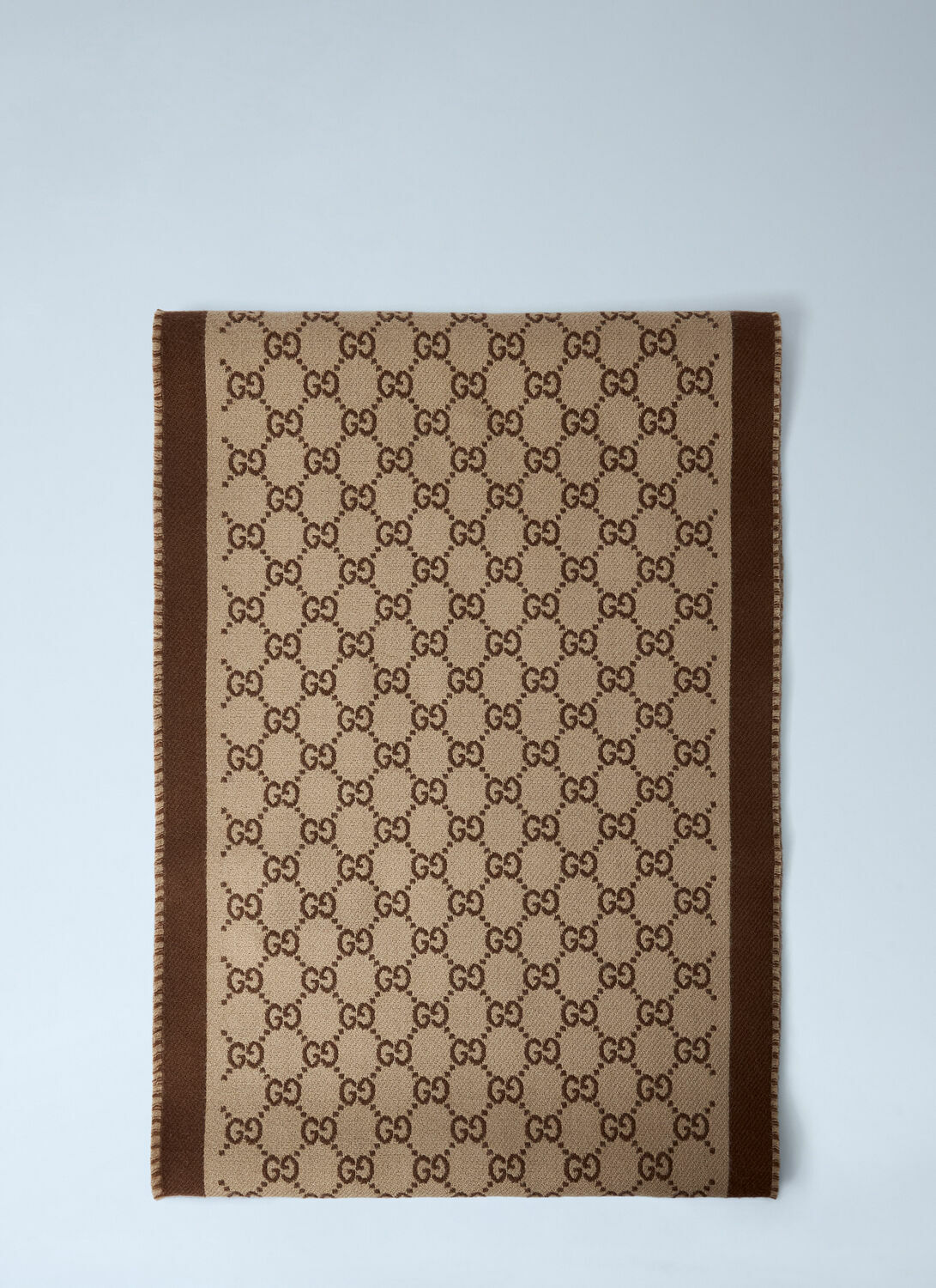 Gucci Logo Motf Wool Scarf Gucci