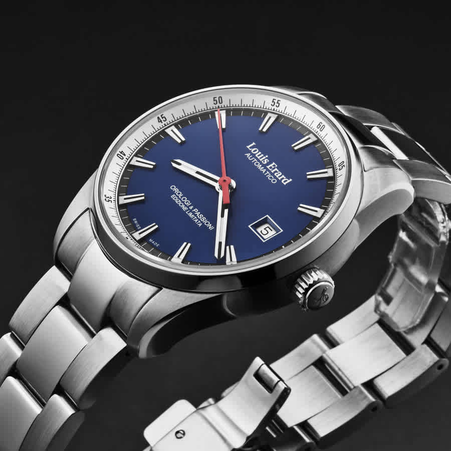 Louis Erard Heritage Automatic Blue Dial Mens Watch 69105AA55.BMA19 ...