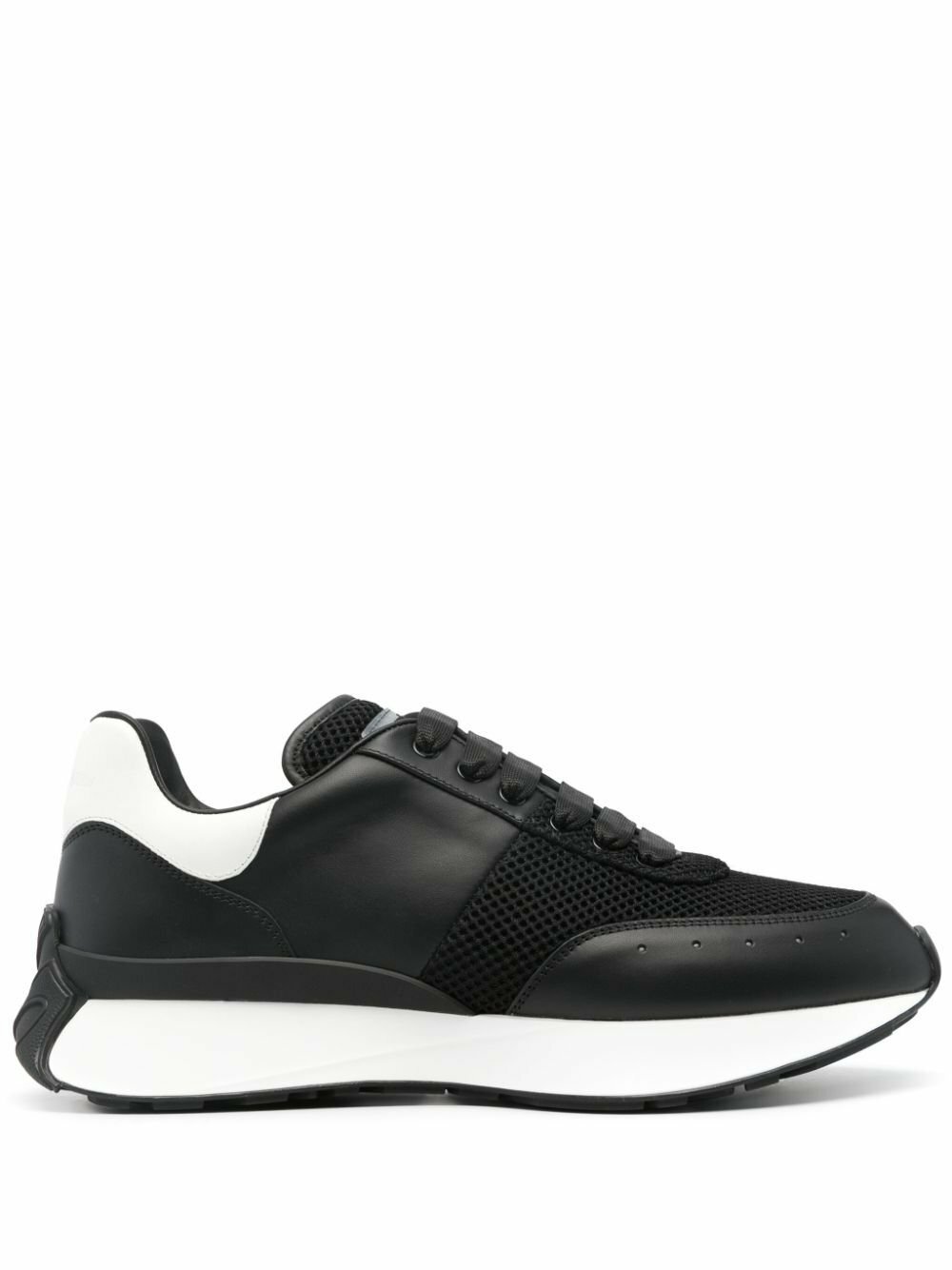 Alexander McQueen Mesh Leather Sneakers Alexander McQueen
