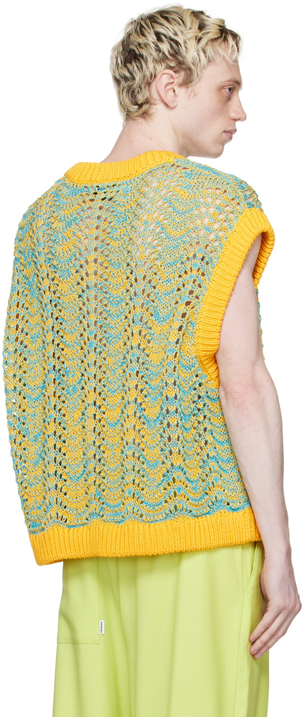 Bonsai Orange & Blue Funny Vest