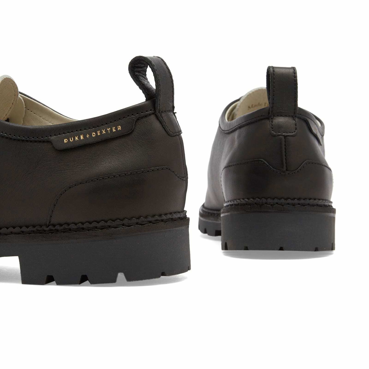 Duke + Dexter Men's Moby Snake Shoe in Black/White Duke + Dexter