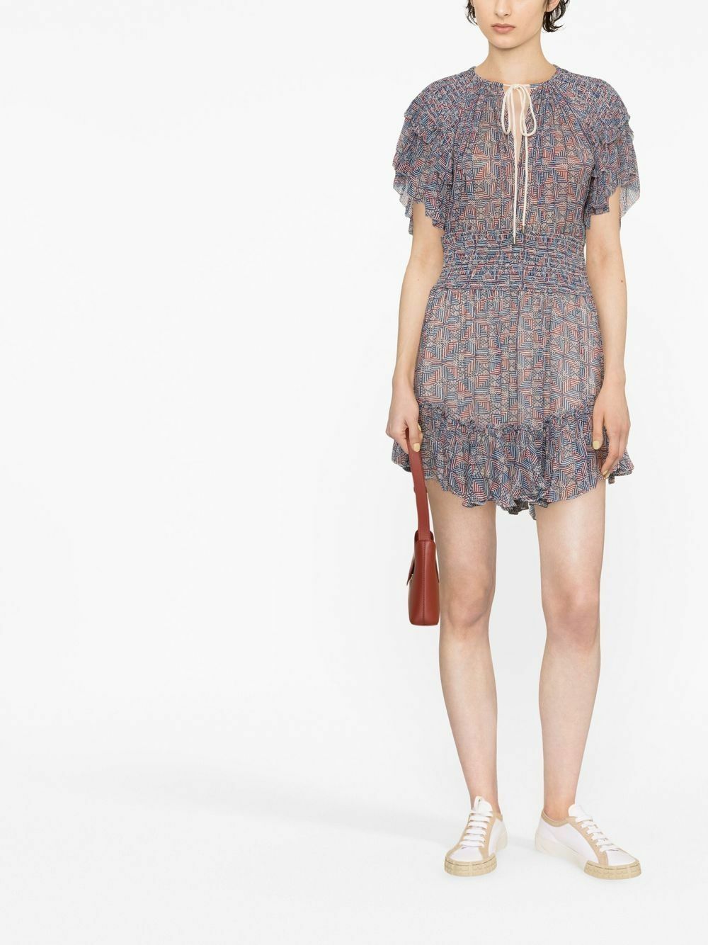 MARANT ETOILE - Florise Printed Mini Dress Isabel Marant Etoile
