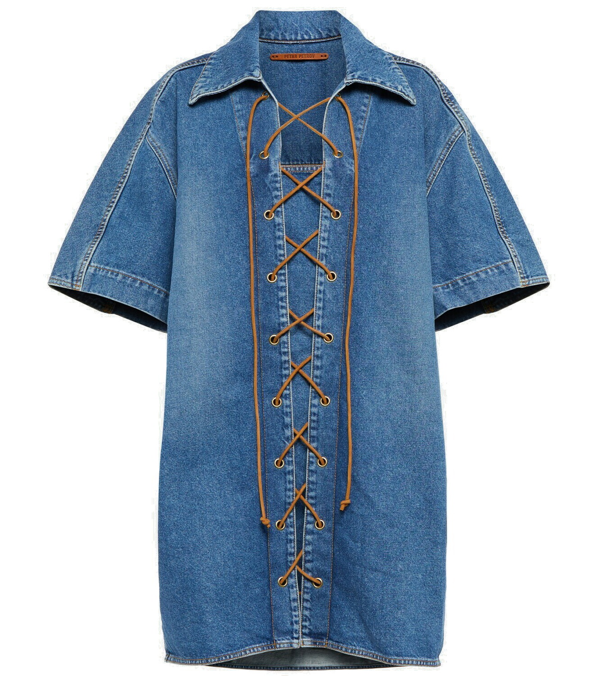 Petar Petrov Amos denim minidress Petar Petrov