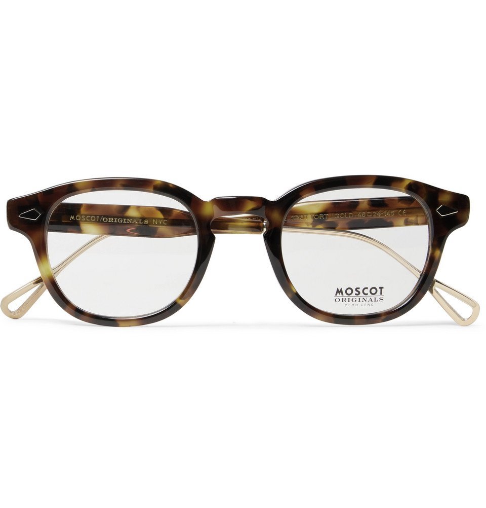 Moscot - Lemtosh Round-Frame Tortoiseshell Acetate and Gold-Tone ...