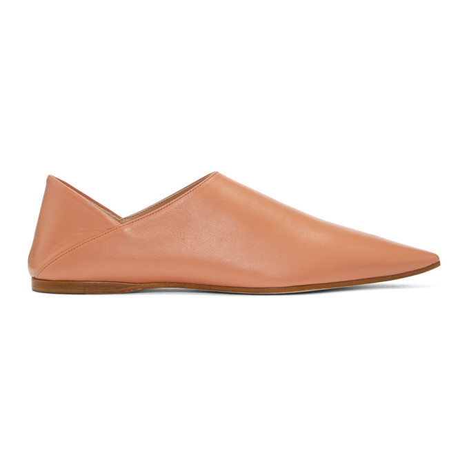 Acne Studios Pink Aminata Slippers Acne Studios
