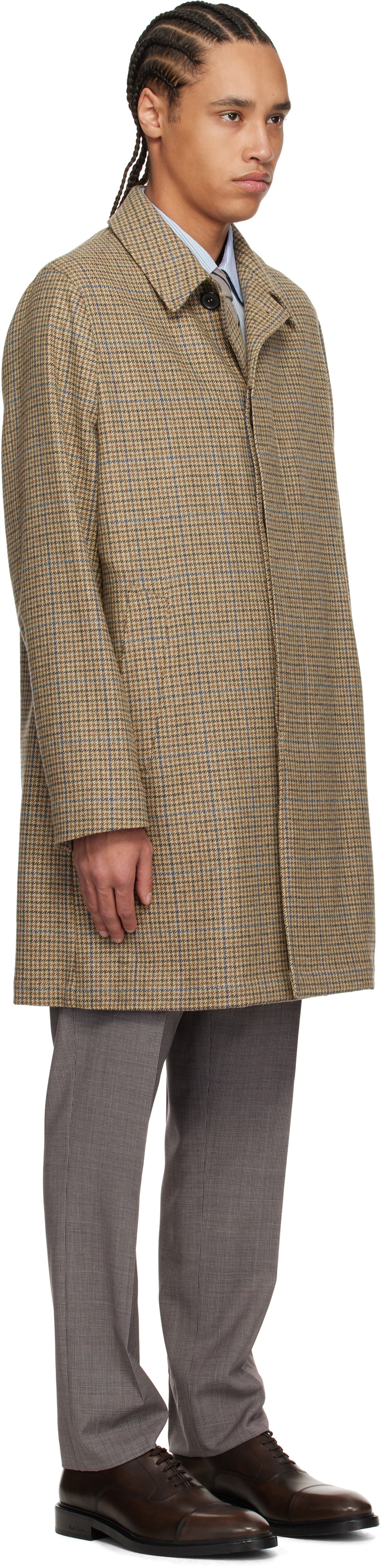 Paul Smith Beige Casual Fit Coat Paul Smith