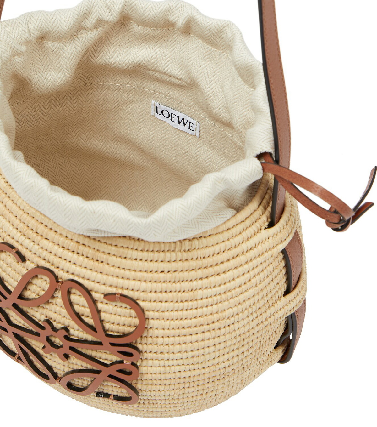 Loewe Paula's Ibiza Beehive raffia bucket bag Loewe