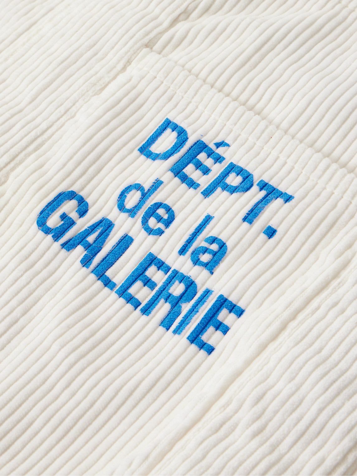 Gallery Dept. - Logo-Print Cotton-Corduroy Tote Bag Gallery Dept.