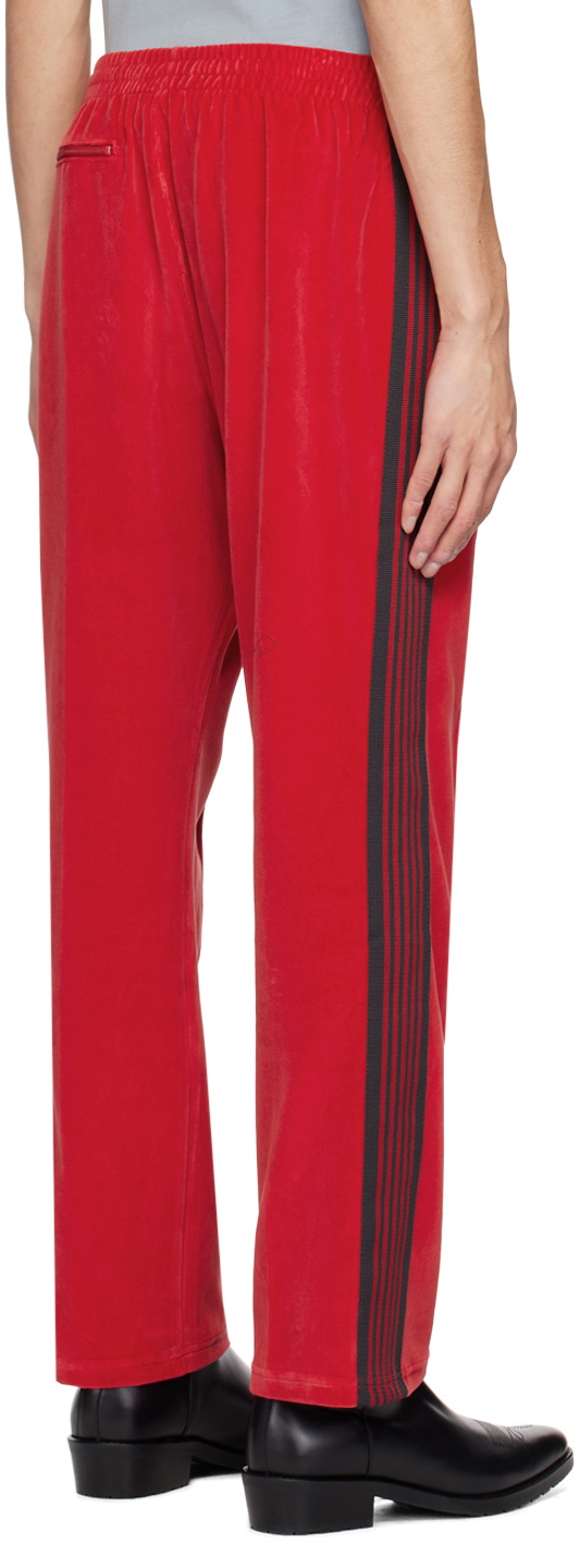 NEEDLES Red Narrow Track Pants Needles