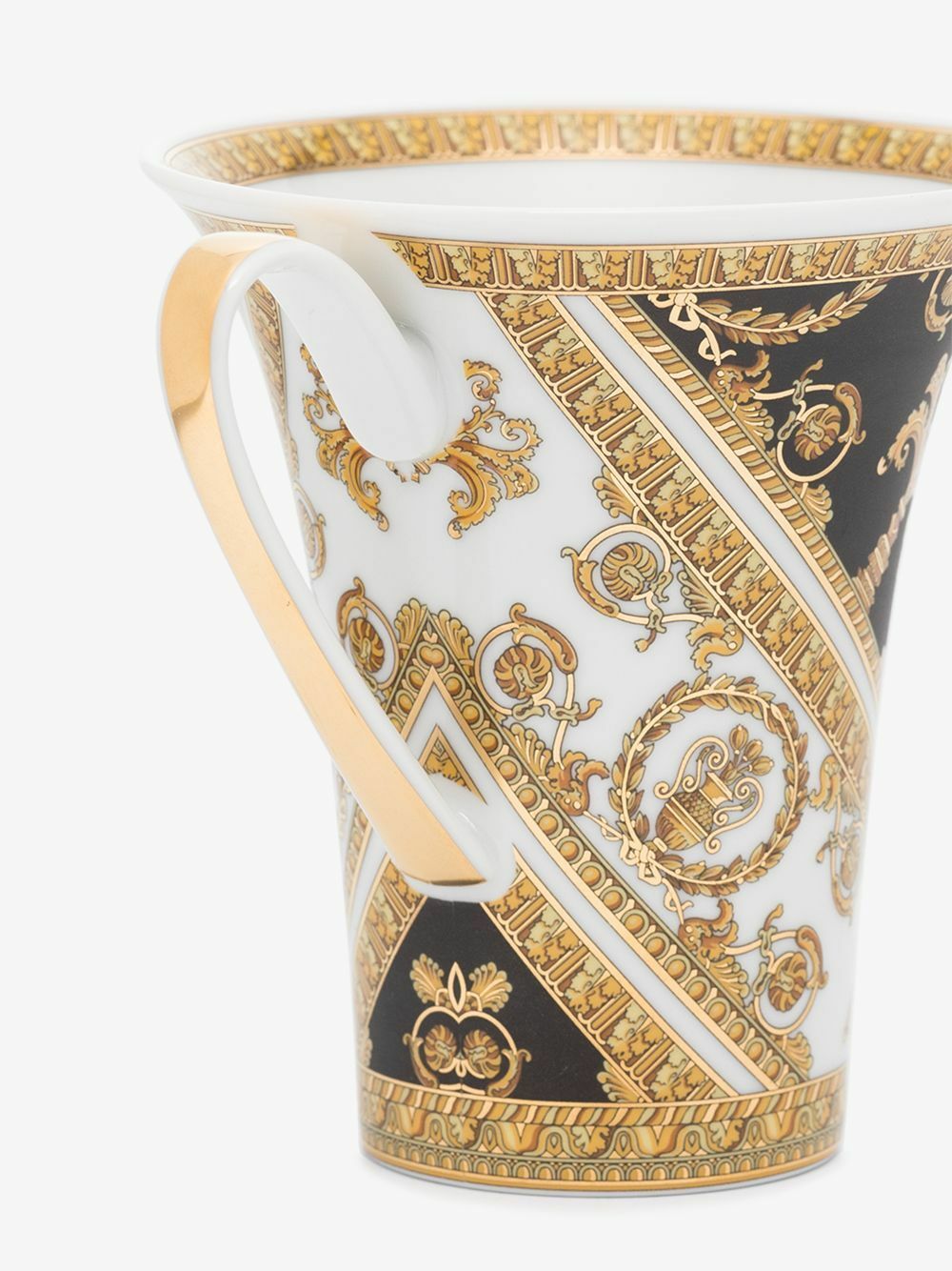 Versace I Love Baroque Tall Coffee Cup And Saucer Versace