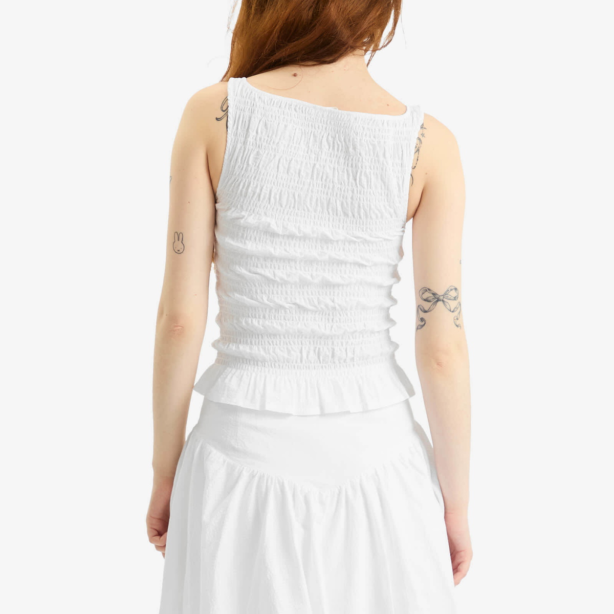 Peachy Den Women's Deba Top in Porcelain Peachy Den