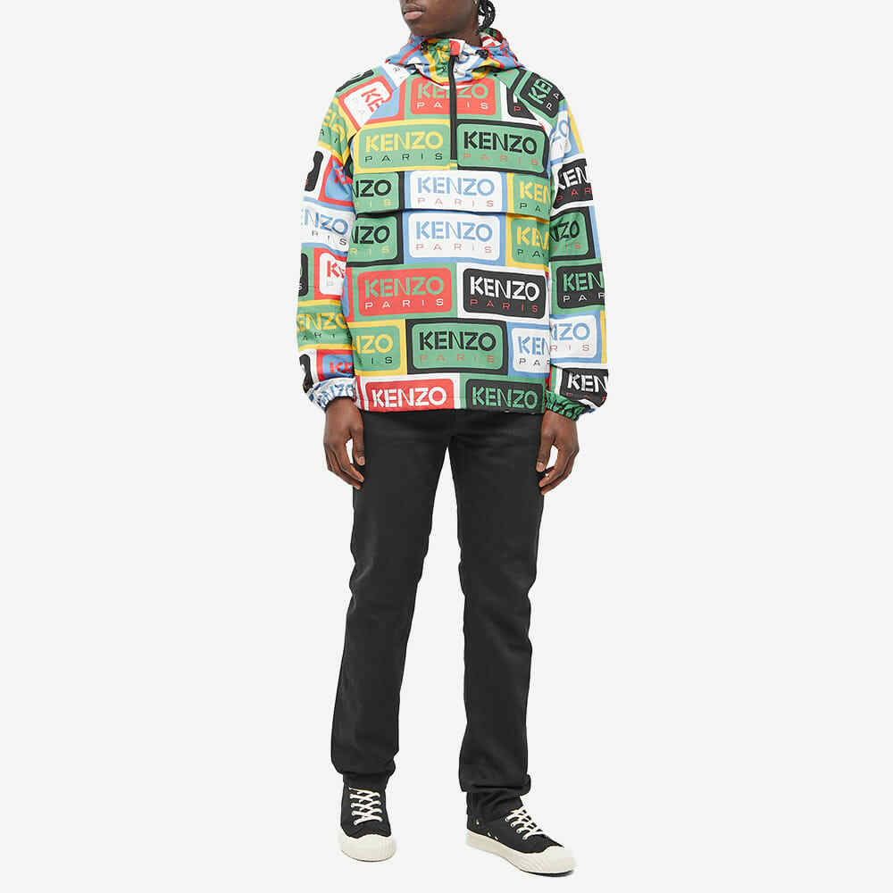 Kenzo Paris Men's Label Packable Anorak in Multicolor Kenzo