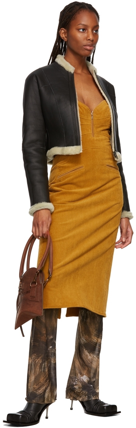 KNWLS Brown Suede Fang Bag KNWLS