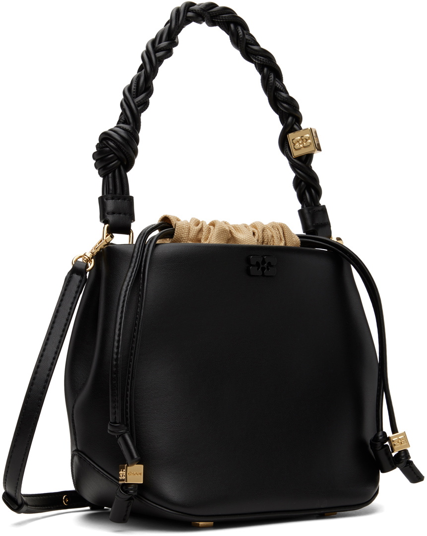 GANNI Black Bou Bucket Bag GANNI