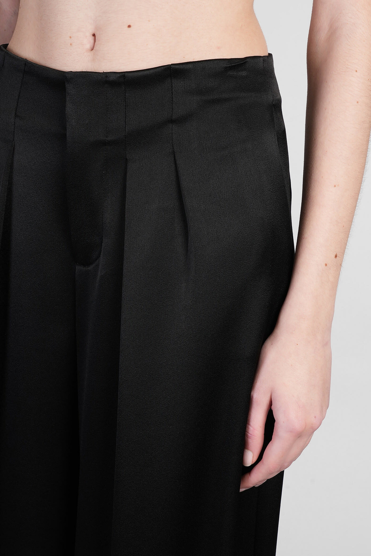 Alice + Olivia Eloise Pants In Black Triacetate Alice + Olivia