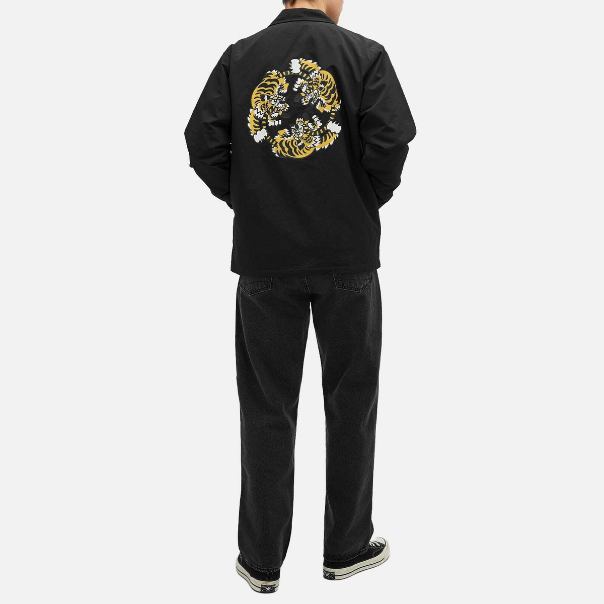 Kenzo Men's Verdy Collection Heavy Coach Jacket in Black Kenzo