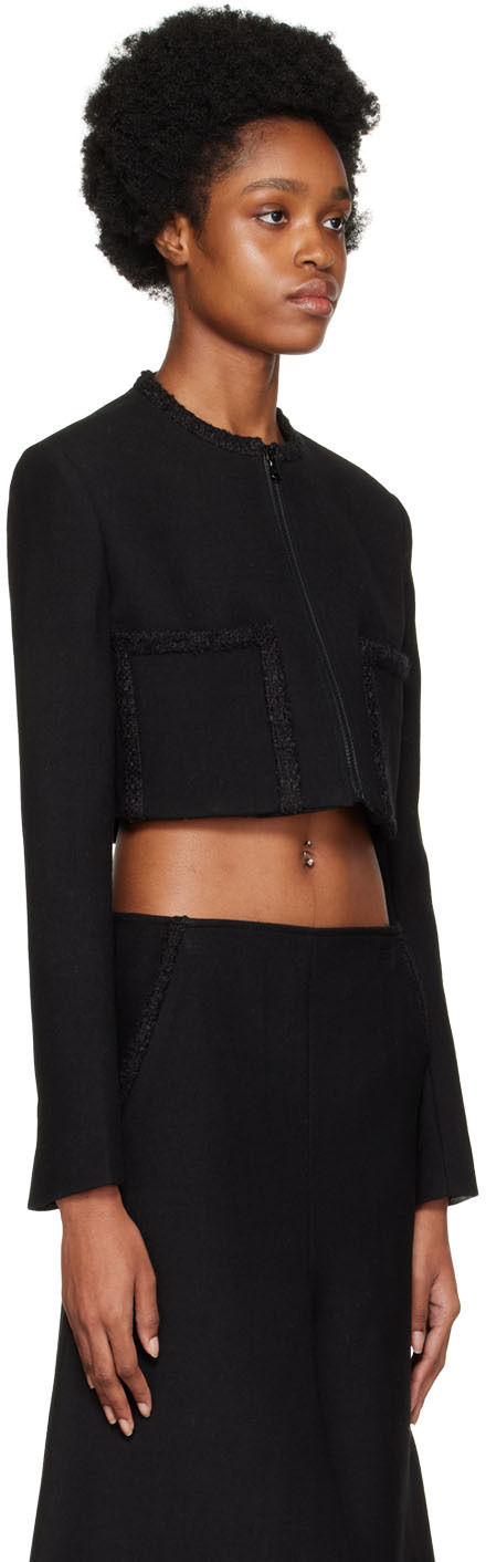 Recto Black Crop Jacket Recto