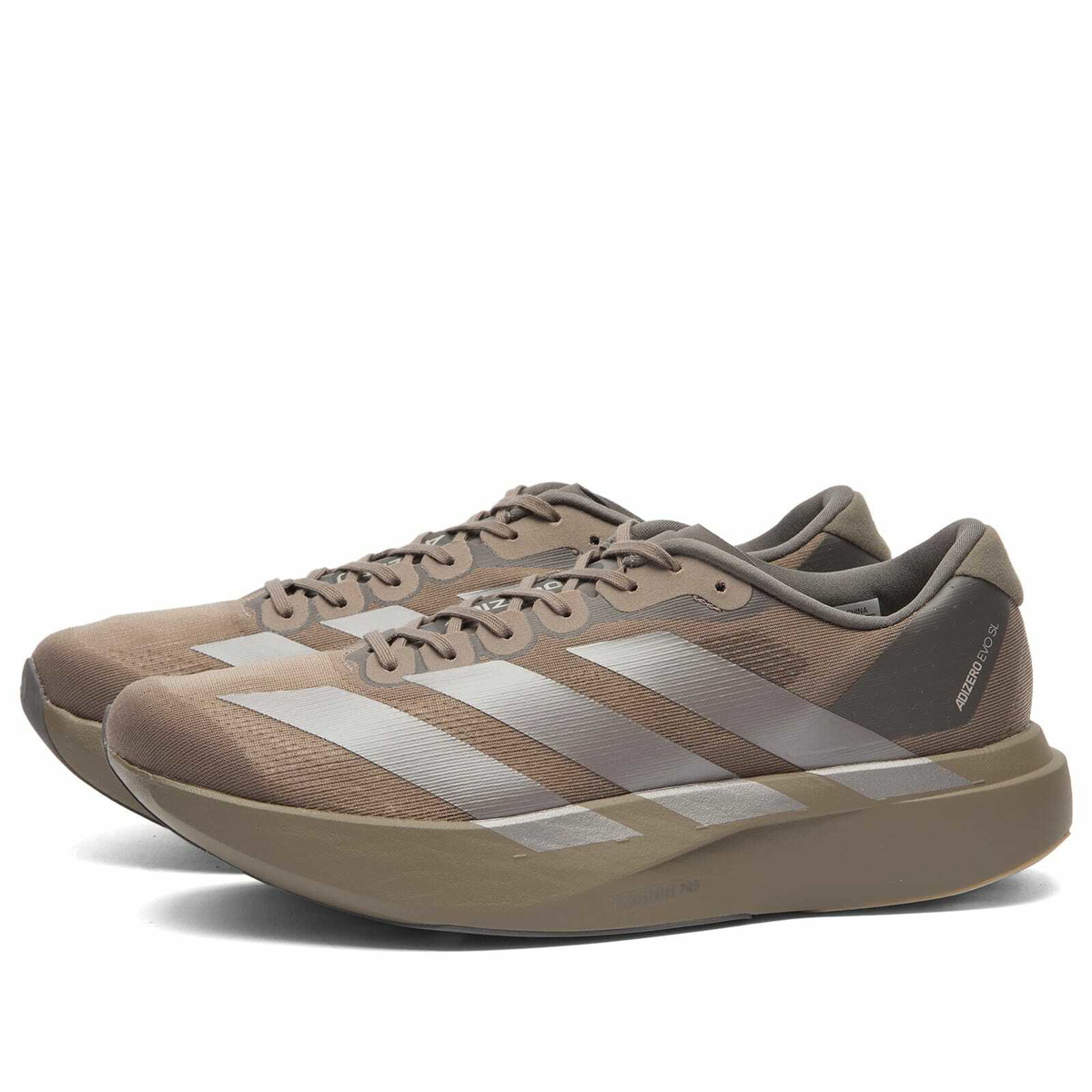 Adidas Running Men's adidas Adizero Evo Sl Sneaker in Charcoal/Coffee ...