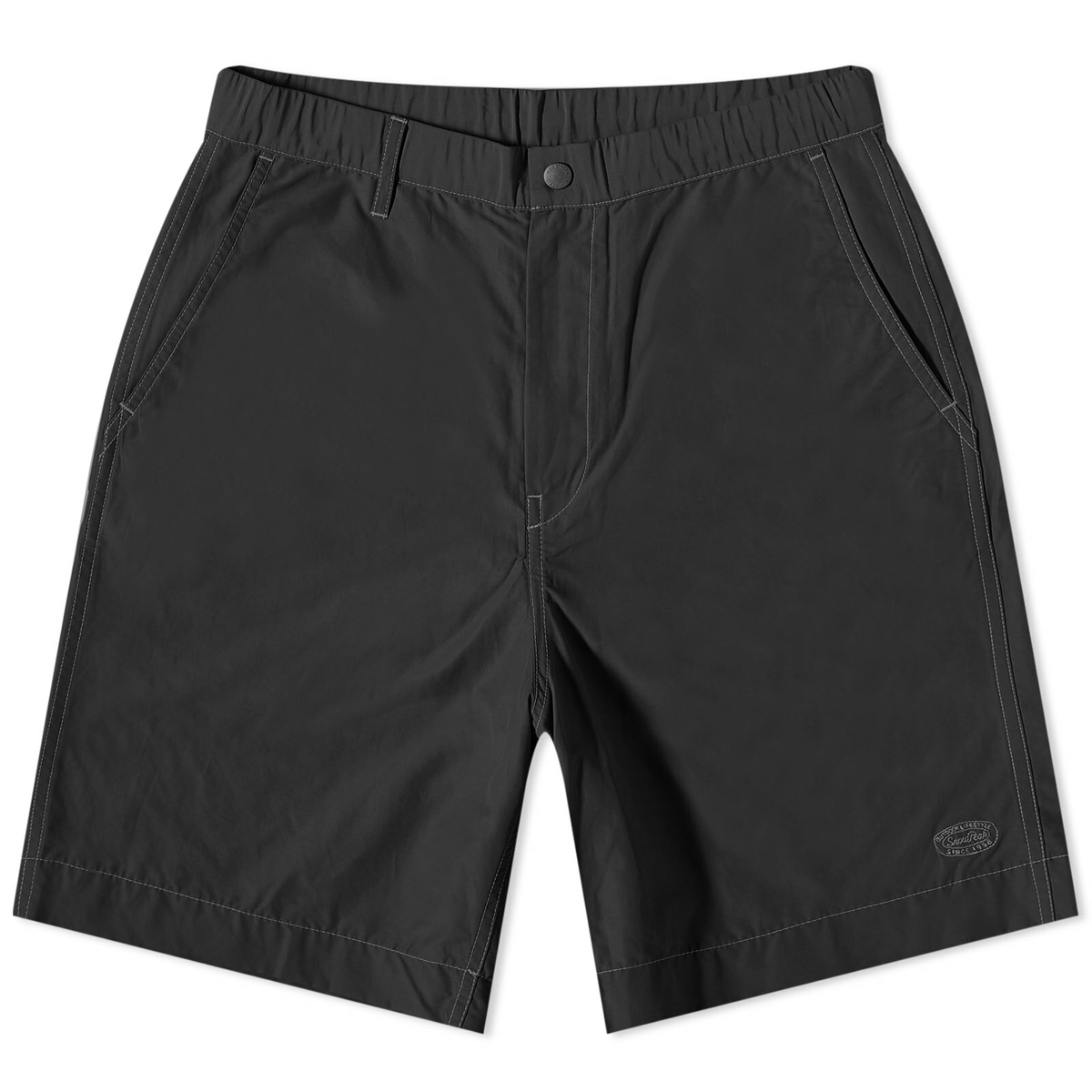 Snow Peak Men's Light Mountain Cloth Short in Black Snow Peak