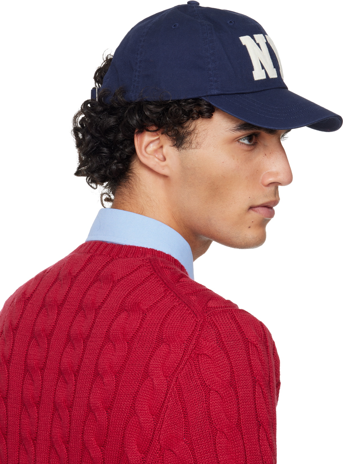 Polo Ralph Lauren Navy NY Patch Twill Ball Cap Polo Ralph Lauren