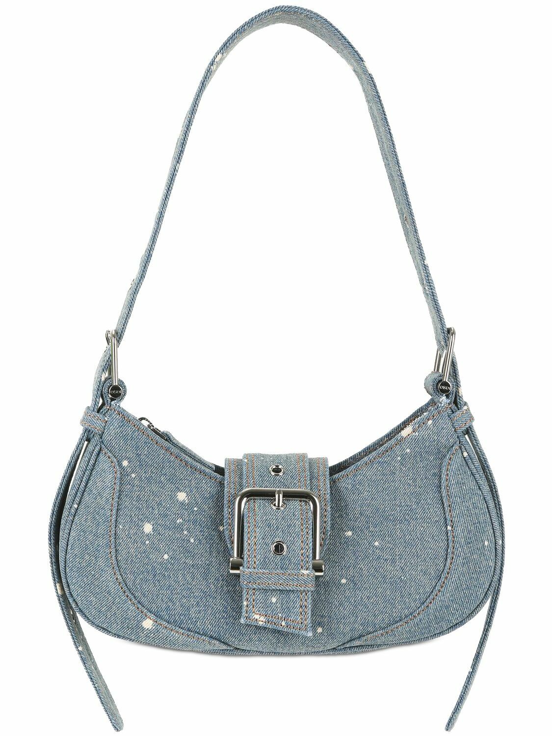 OSOI - Hobo Brocle Printed Leather Shoulder Bag OSOI