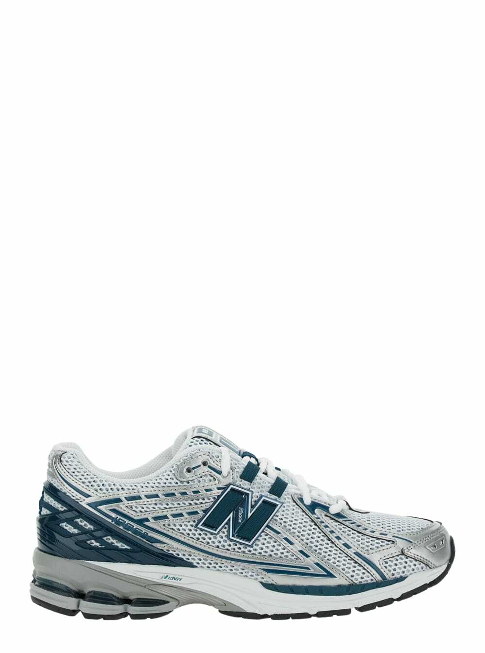 New Balance 1906r Silver Colored Sneaker With Mesh Design And Side Logo ...