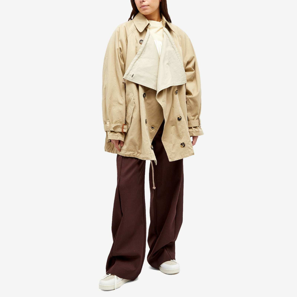 Isabel Marant Women's Dusika Trench Coat in Beige Isabel Marant
