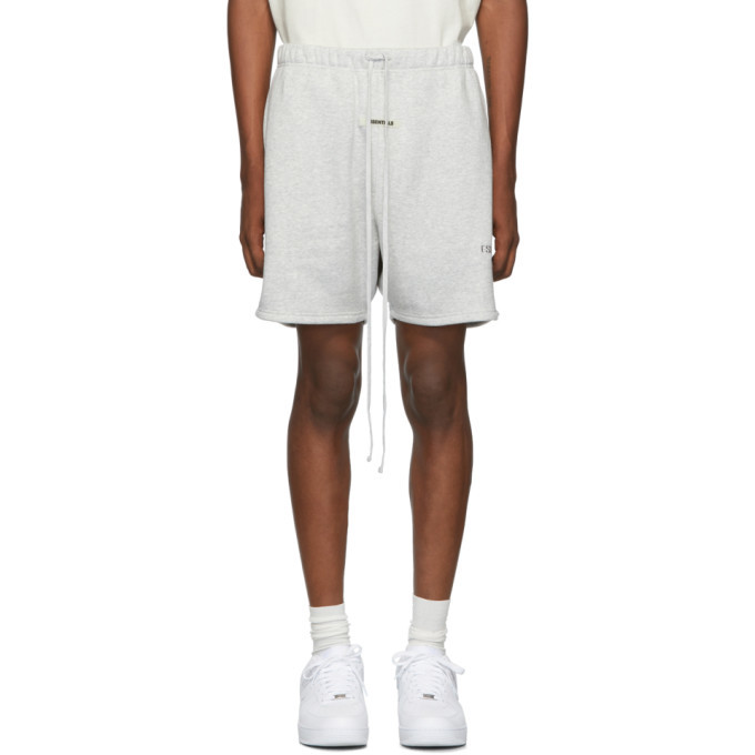 Essentials Grey Logo Shorts Essentials
